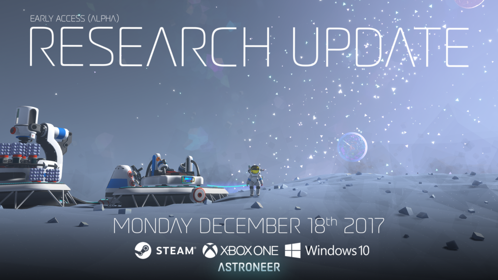 Astroneer Enters Alpha & The Research Update – Astroneer Blog